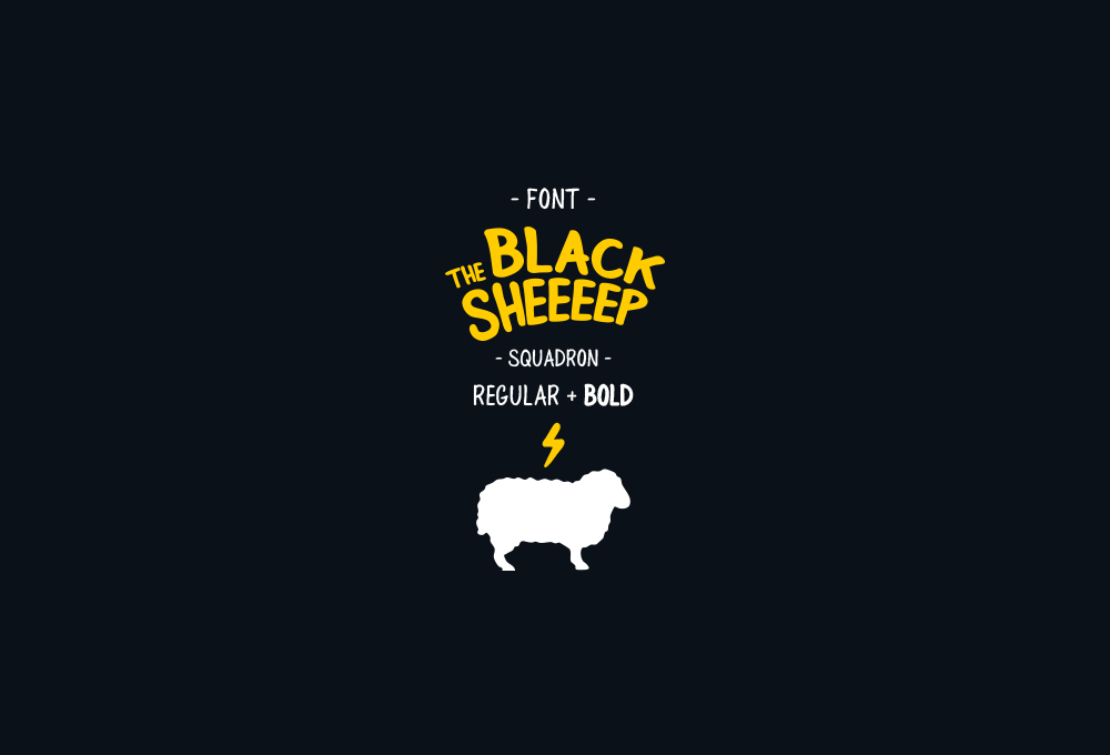 JÜ judzign.com - font - Typeface Black Sheep